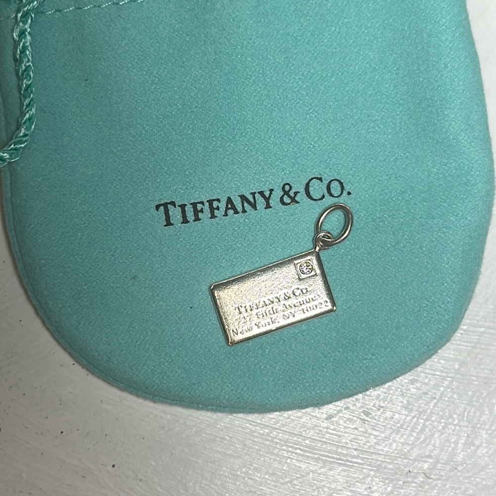 Genuine Tiffany & Co Envelope With Diamond In Sterlin… - Gem